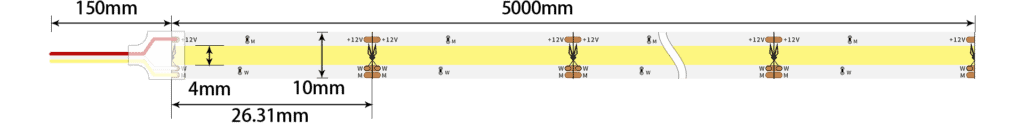 CCT COB Strip - Color Changeable Tunable COB Strip Light